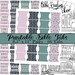 Printable Bible Tabs, Pinks and Greens Bible Tabs, Digital Tabs, DIY ...