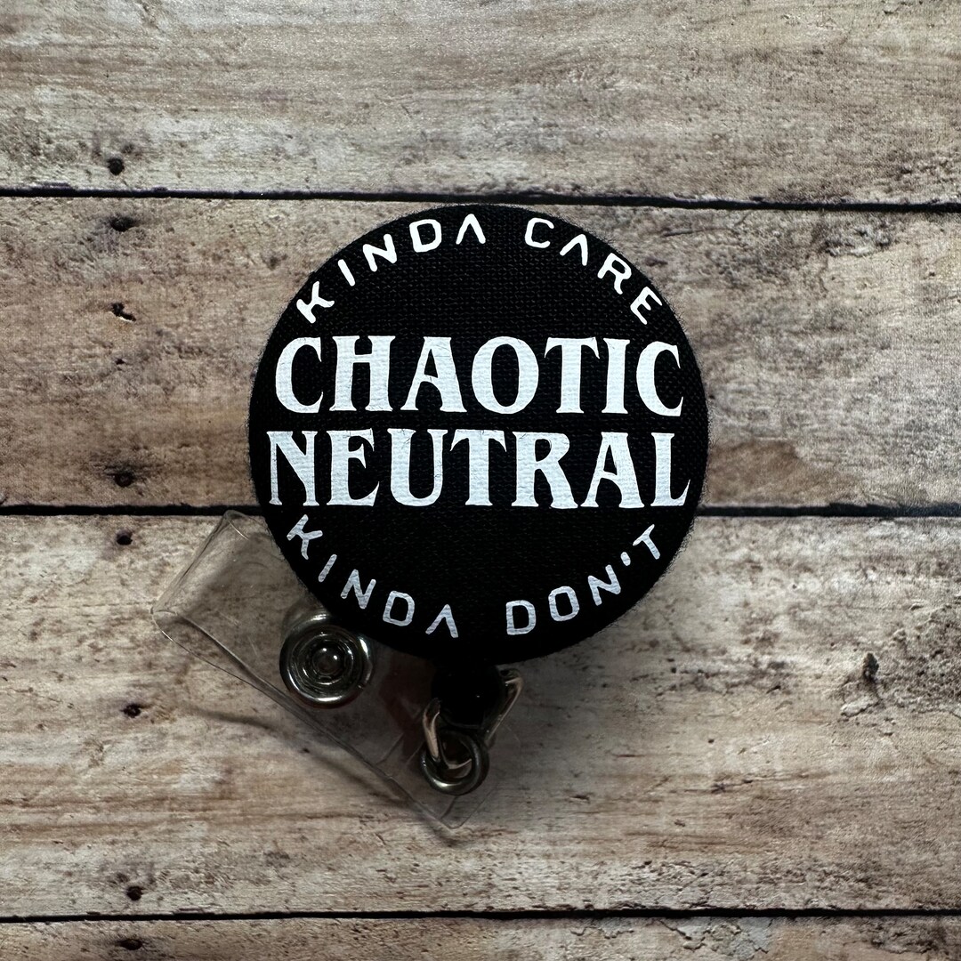 Chaotic Neutral Badge - Etsy