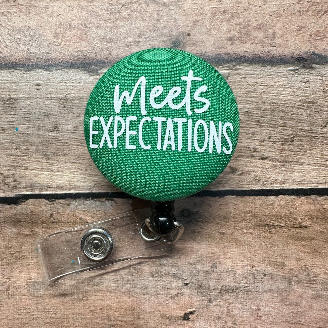Meets Expectations Badge - Etsy