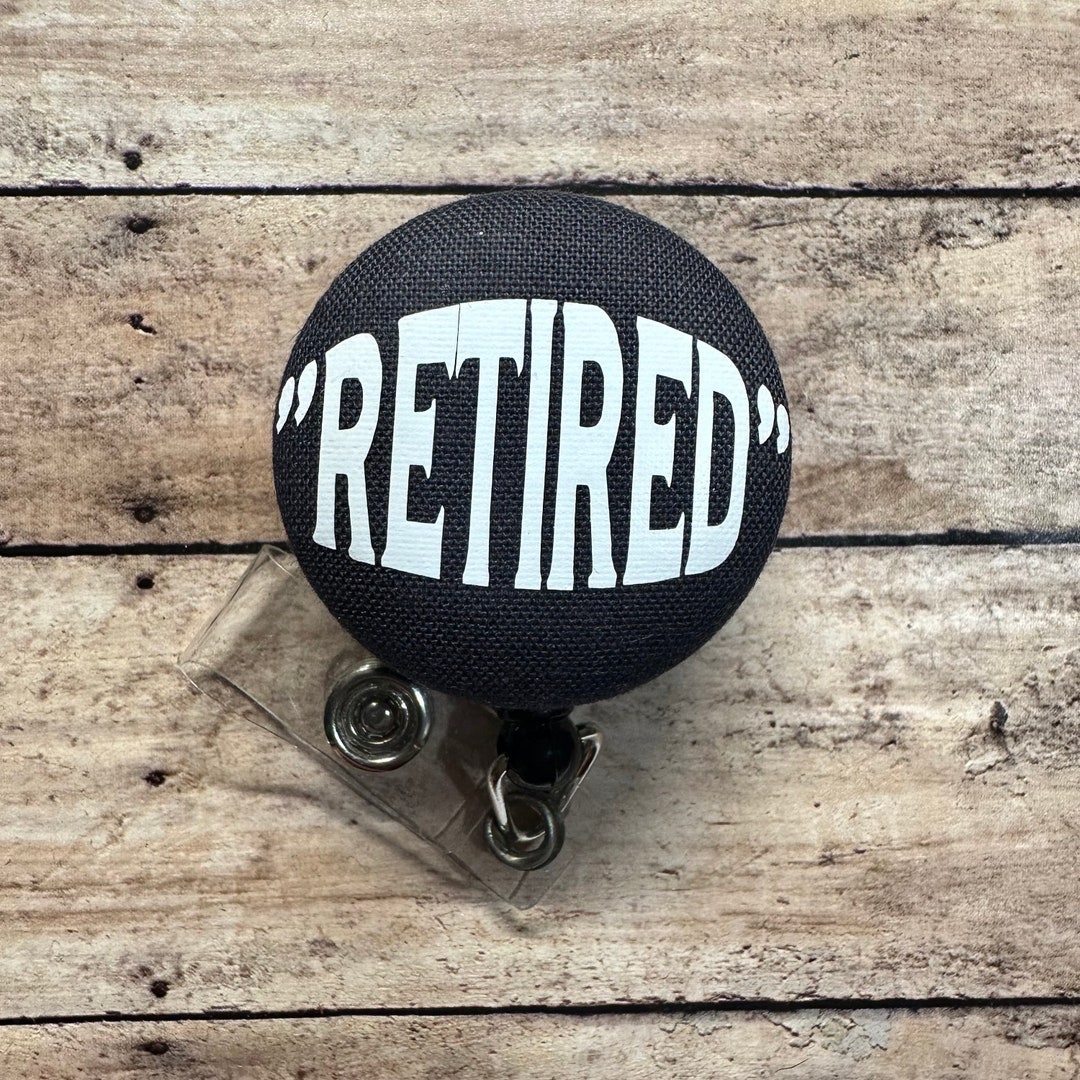 Retired Badge - Etsy