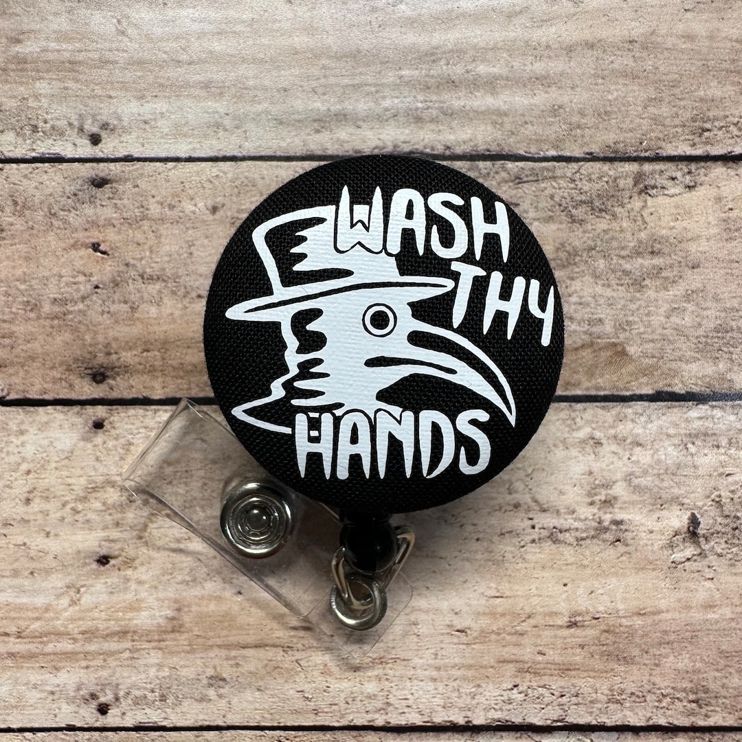 Wash Thy Hands Badge - Etsy