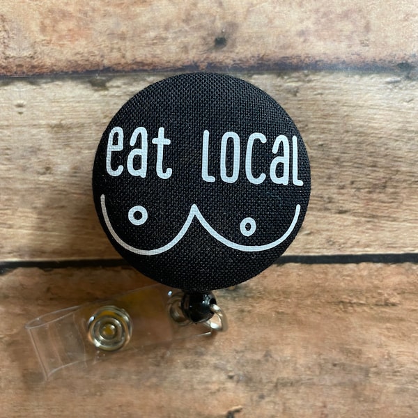 Eat Local Badge - Etsy
