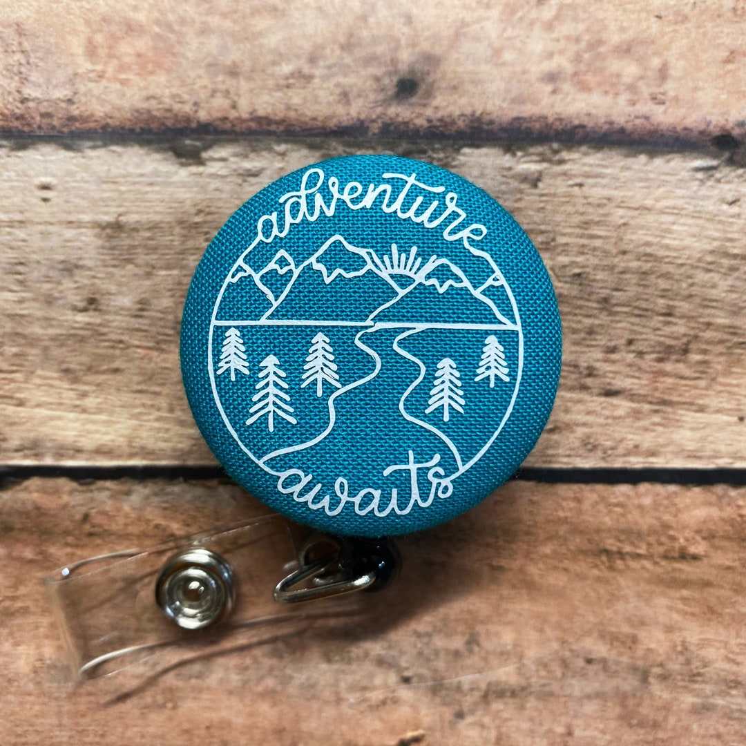 Adventure Awaits Badge - Etsy