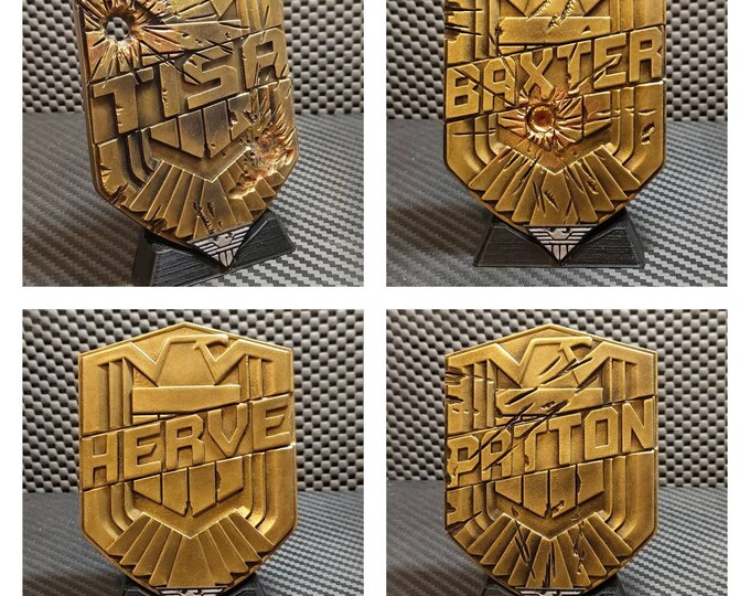 Judge Dredd CUSTOM Badge Mega City 1 - Etsy