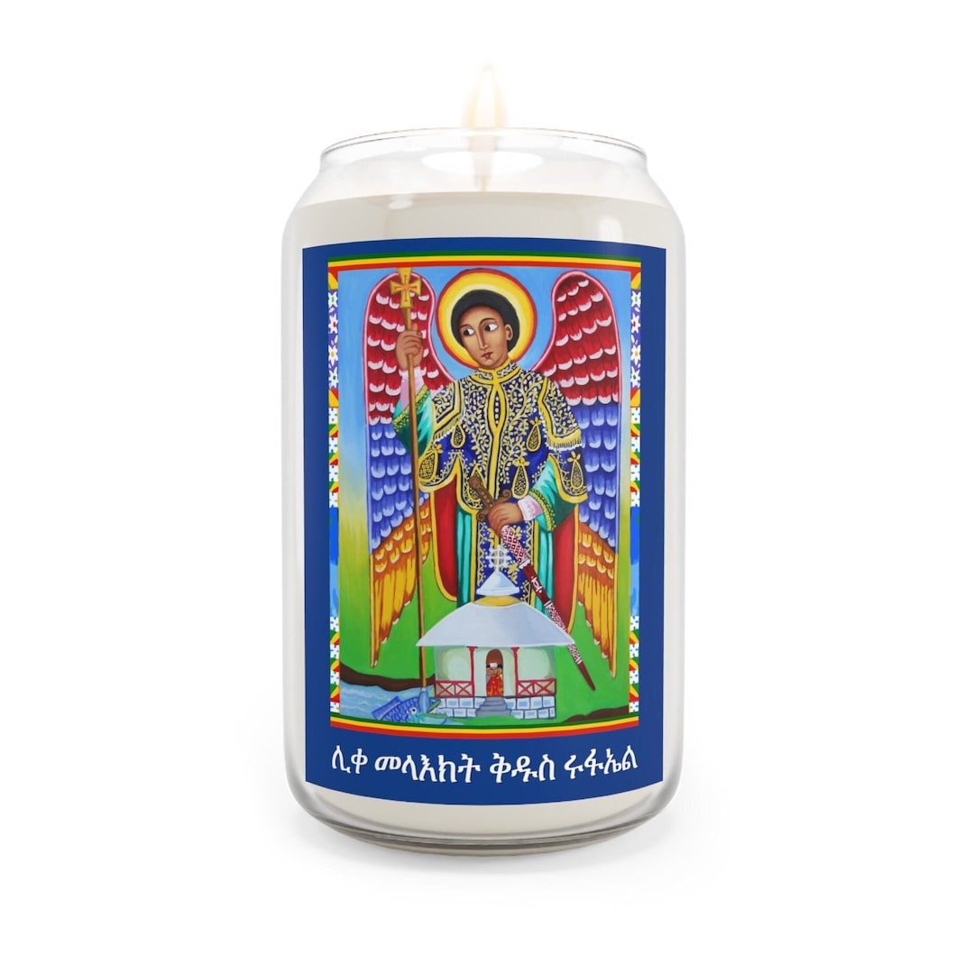 Archangel St. Raphael Sea Breeze Scented Candle: Healing Presence in ...