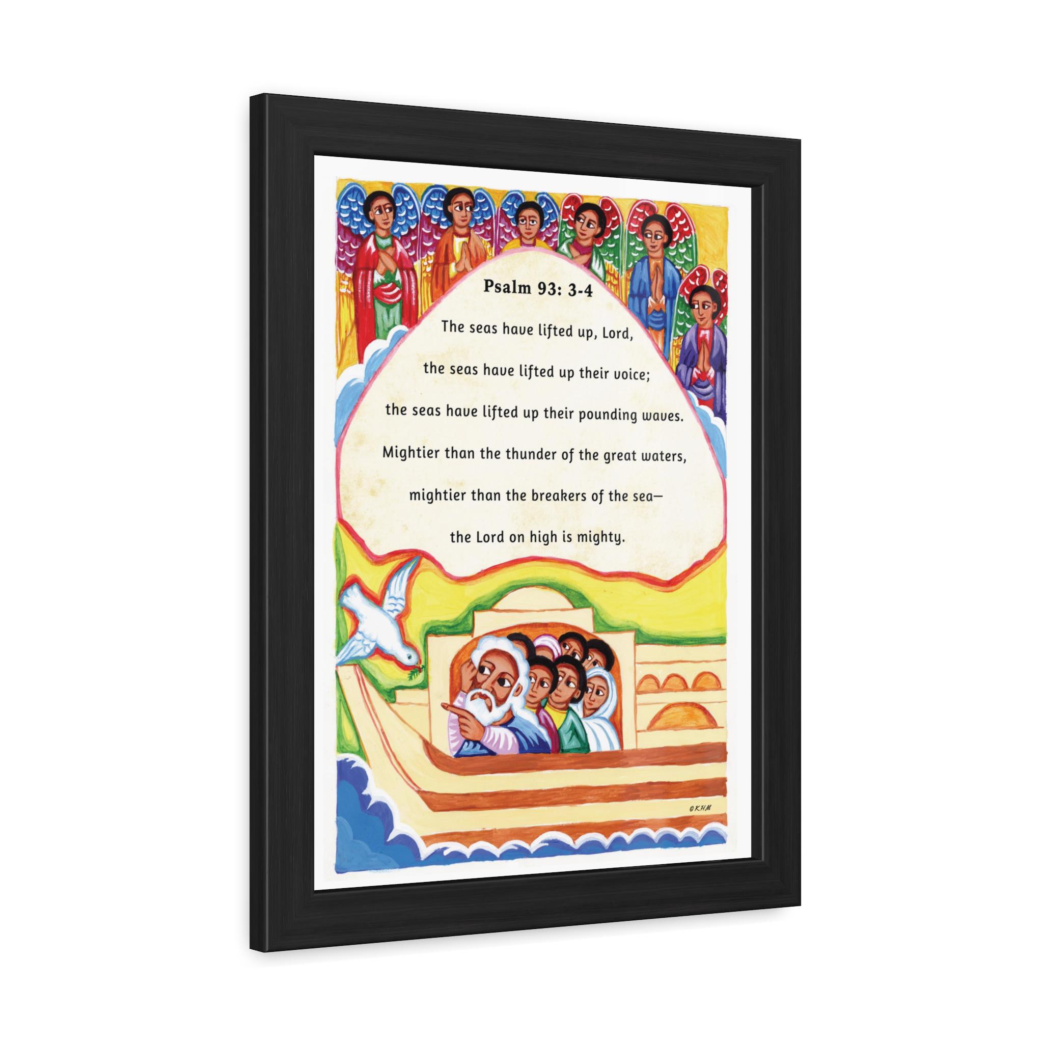 Divine Protection Art Print | Biblical Journey With Angels and Noah's ...