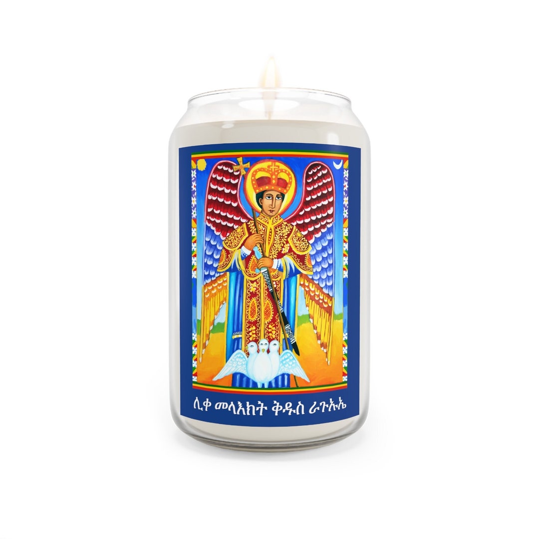 Archangel St. Raguel Sea Breeze Scented Candle: Justice and Tranquility ...