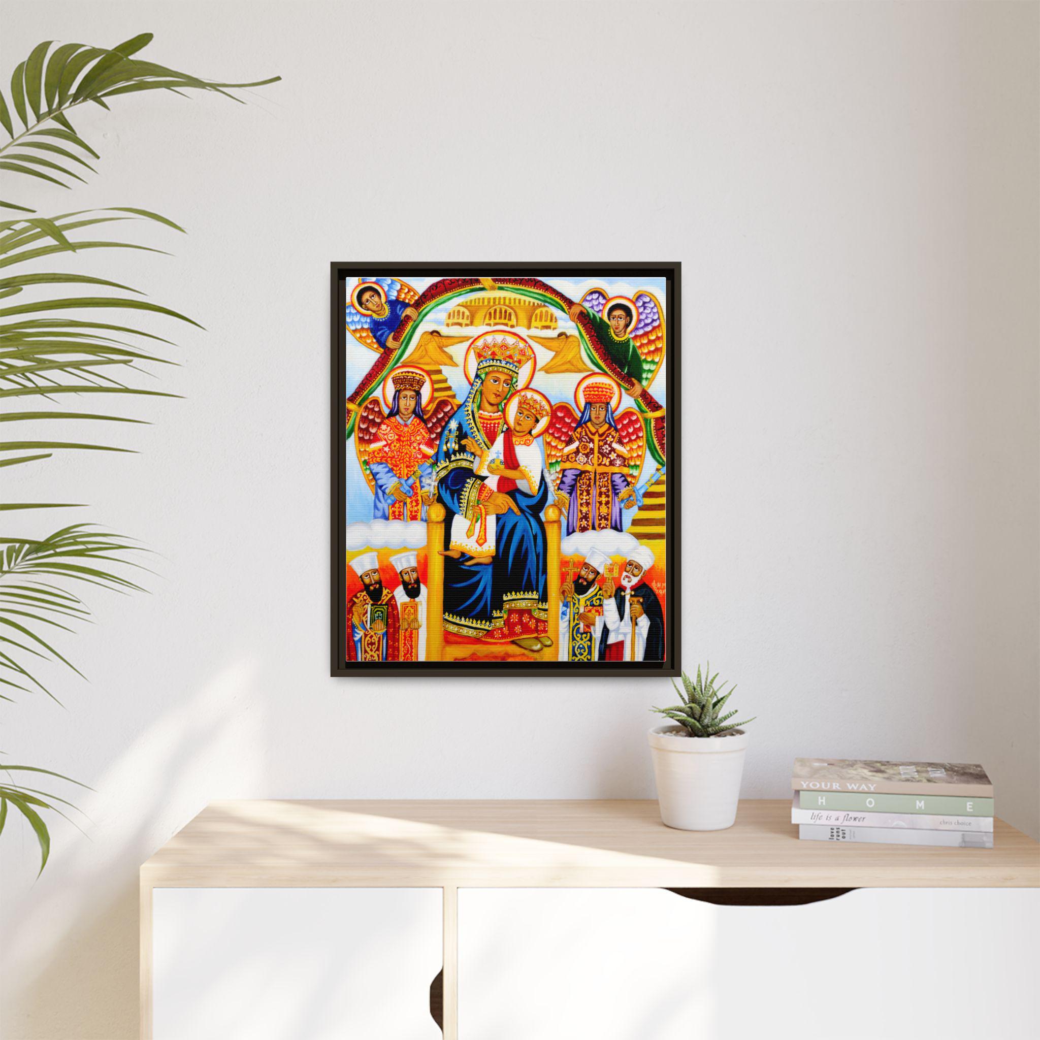 St. Mary & the Only Begotten Son Canvas Print – USA Shipping - Etsy