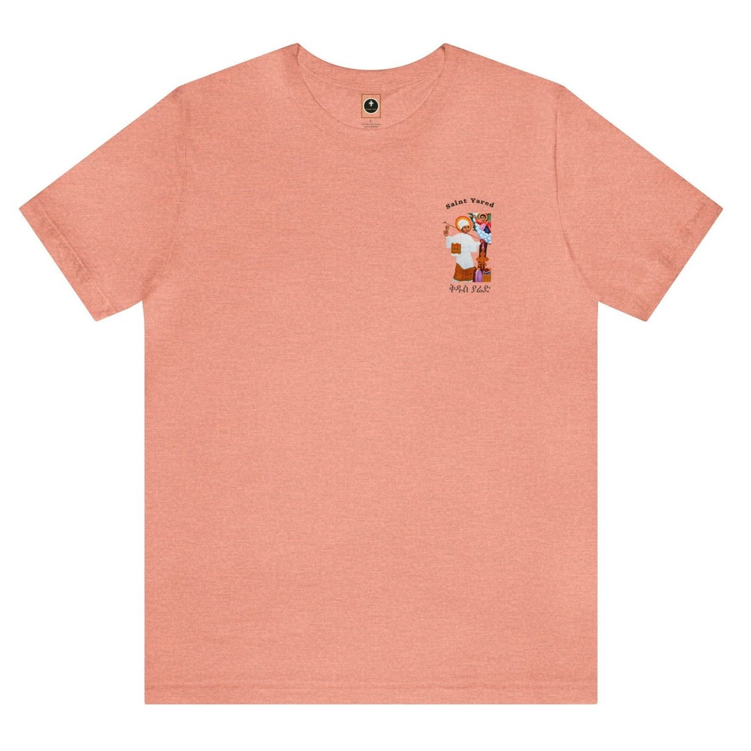 Saint Yared Icon T-shirt Hand-painted Ethiopian Art Kidus - Etsy