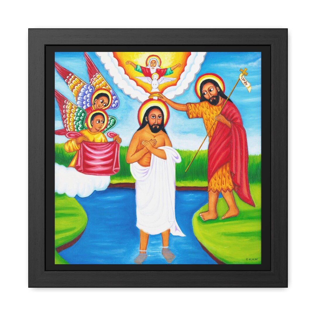 Timket Framed Posters: Commemorate Jesus Christ's Baptism With Stunning ...
