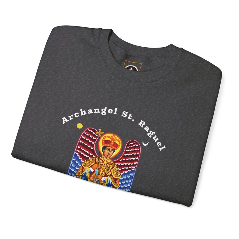 US Adults: St. Raguel/kidus Raguel Unisex Crewneck Sweatshirt Ethiopian ...
