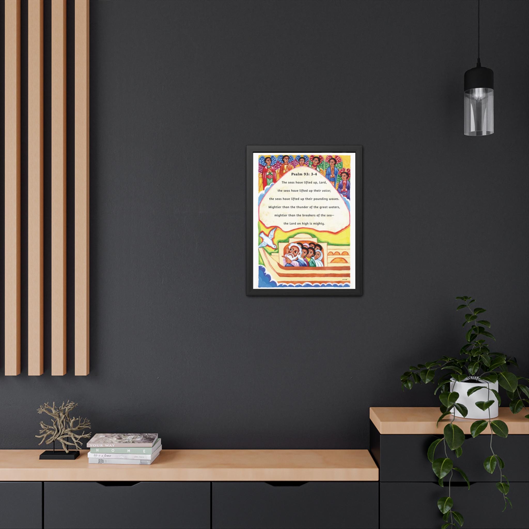 Divine Protection Art Print | Biblical Journey With Angels and Noah's ...