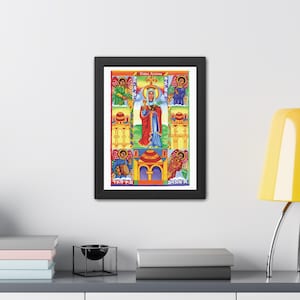 Saint Kidist Arsema (saint Hripsime) Art Print | Handcrafted Framed ...
