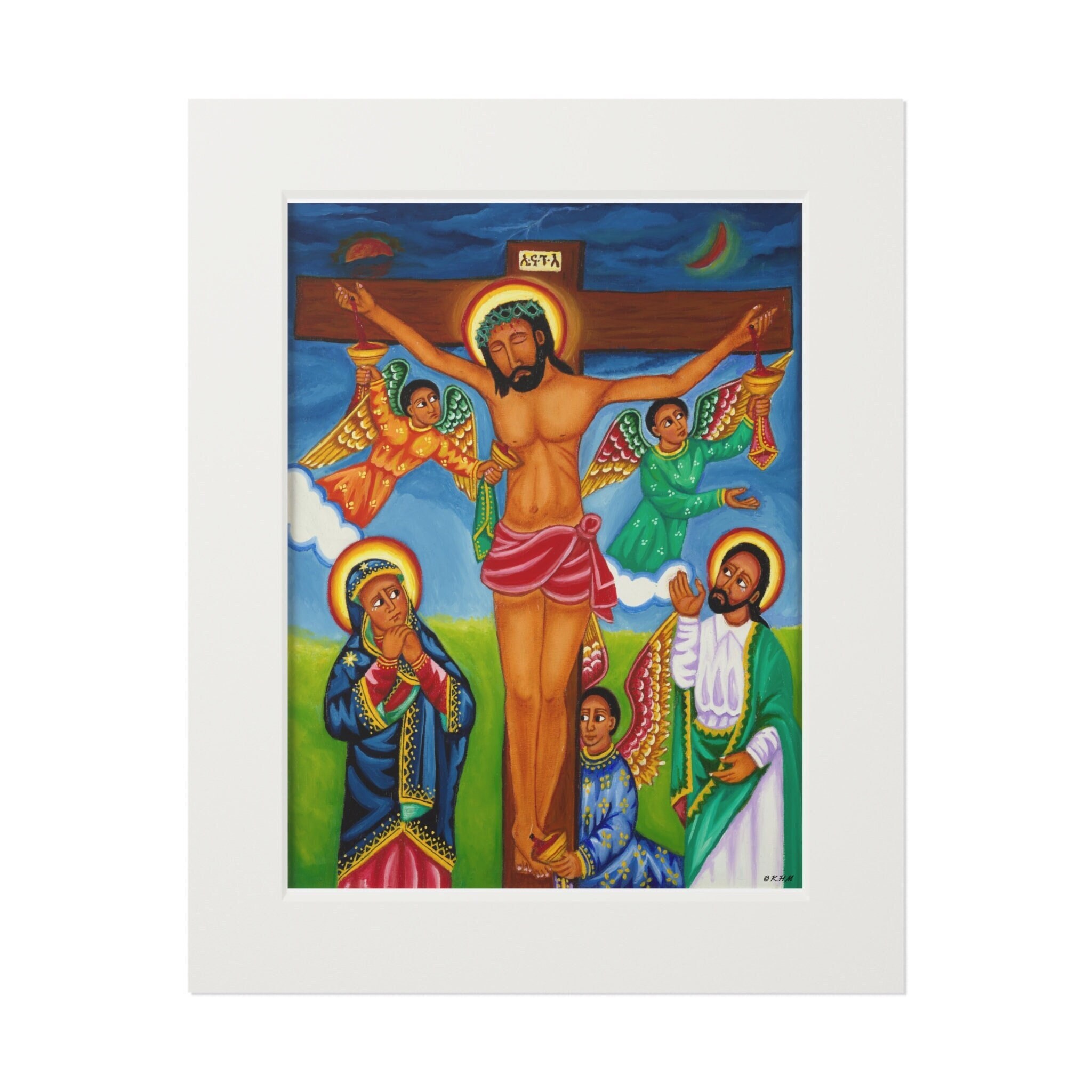 Fine Art Print: the Crucifixion of Lord Jesus Christ - Medhane Alem, K ...