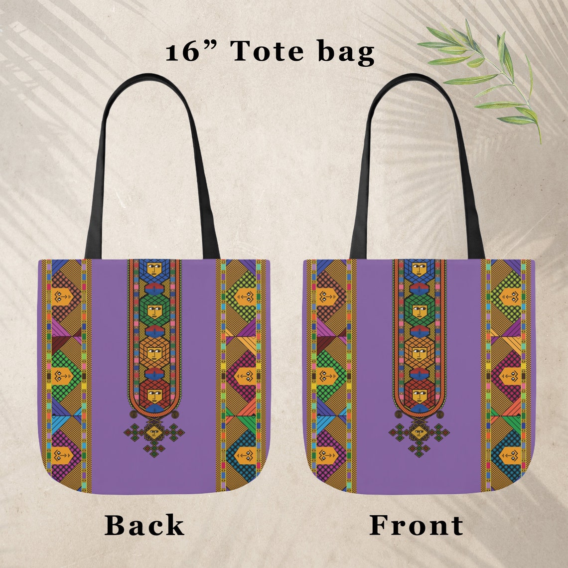 Queen of Sheba Tote Bag: Ethiopian Saba Tilet Design - Etsy