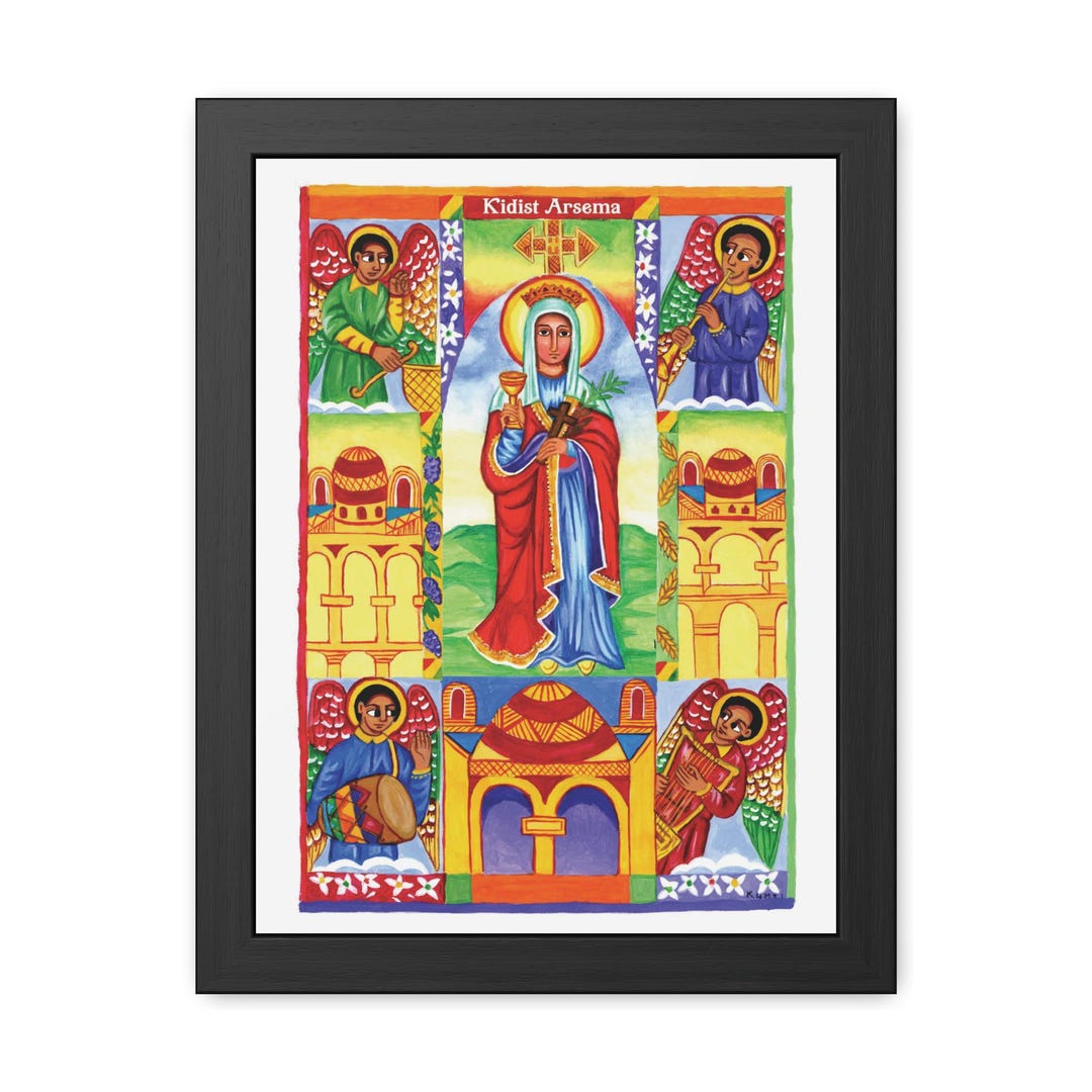 Saint Kidist Arsema (saint Hripsime) Art Print | Handcrafted Framed ...