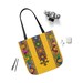 Ethiopian Queen of Sheba Tote Bag Yellow Saba Design Polyester Canvas ...