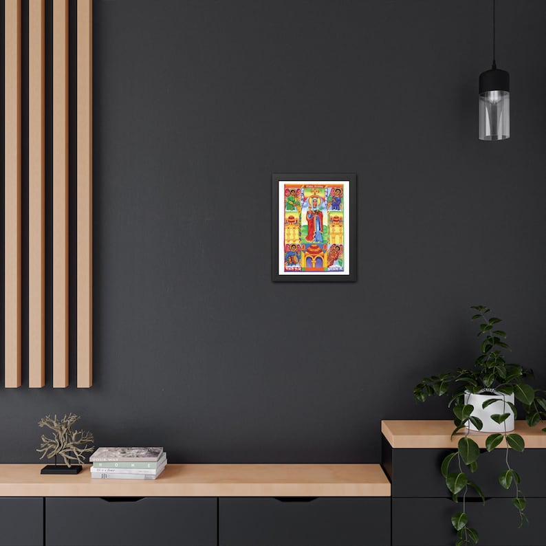 Saint Kidist Arsema (saint Hripsime) Art Print | Handcrafted Framed ...