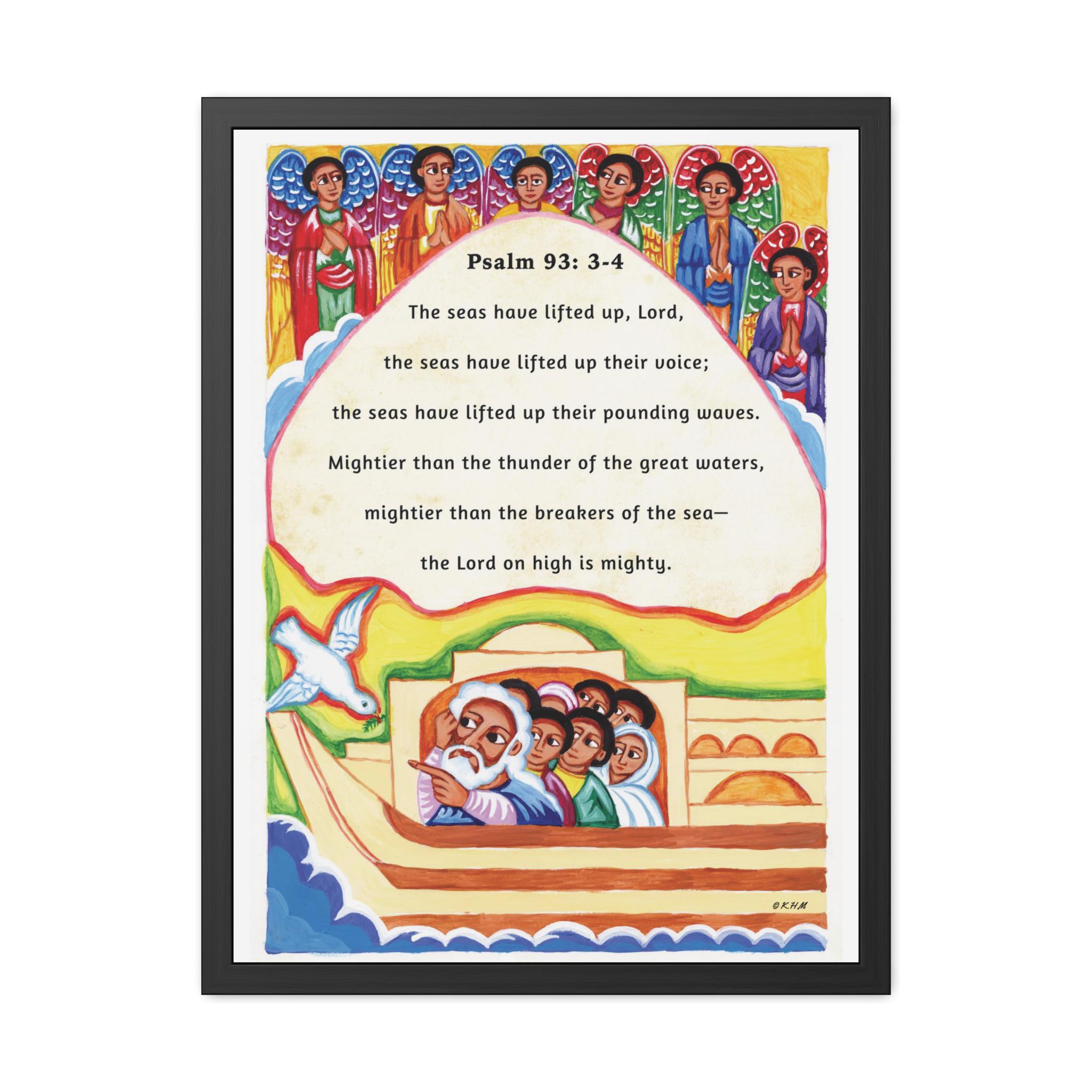 Divine Protection Art Print | Biblical Journey With Angels and Noah's ...