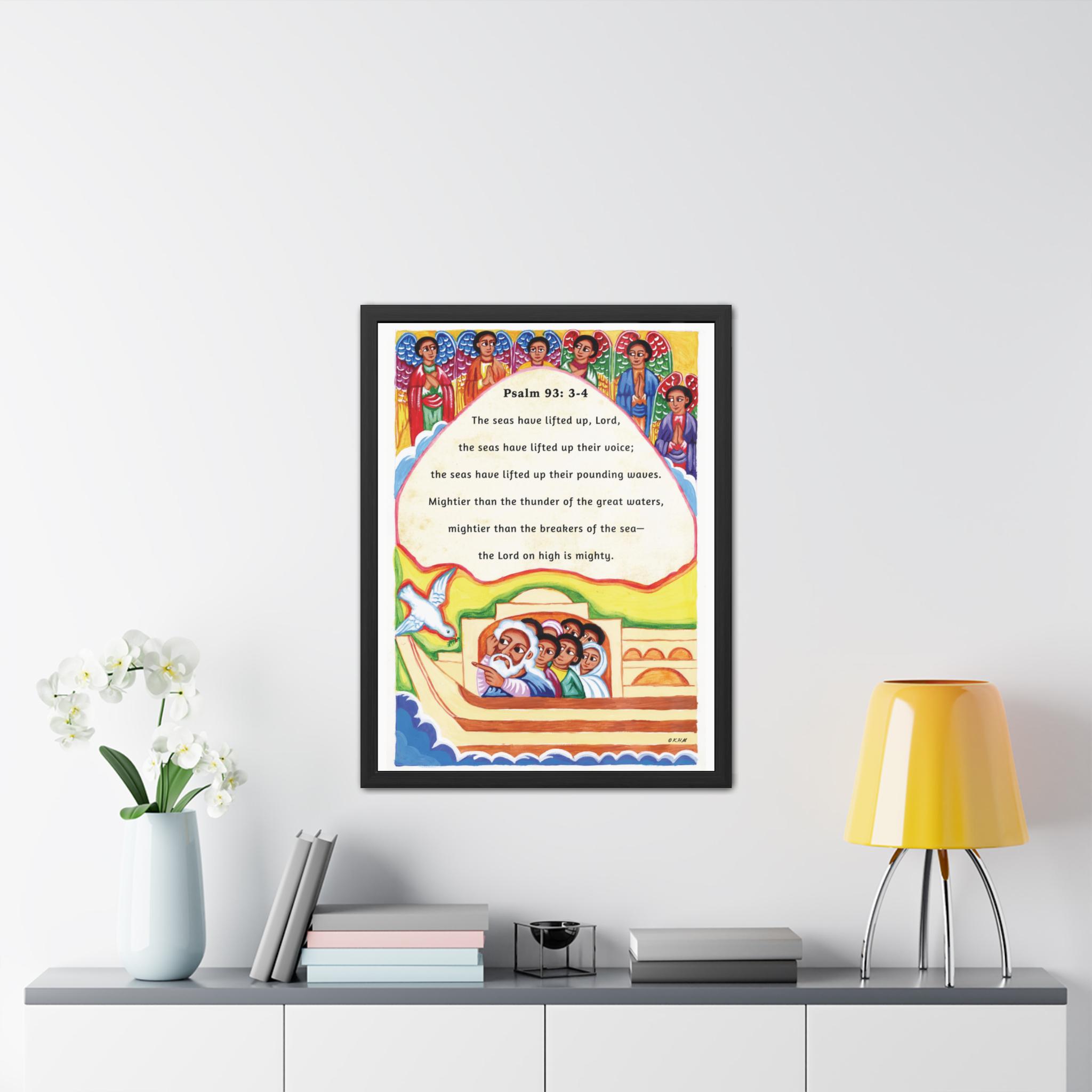 Divine Protection Art Print | Biblical Journey With Angels and Noah's ...