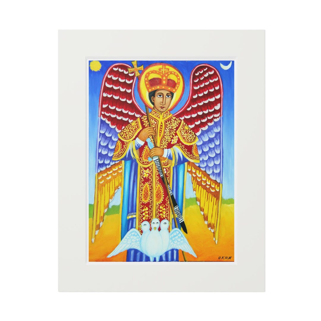 Archangel St. Raguel Giclée Art Print: Ethiopian Orthodox Artwork - Etsy