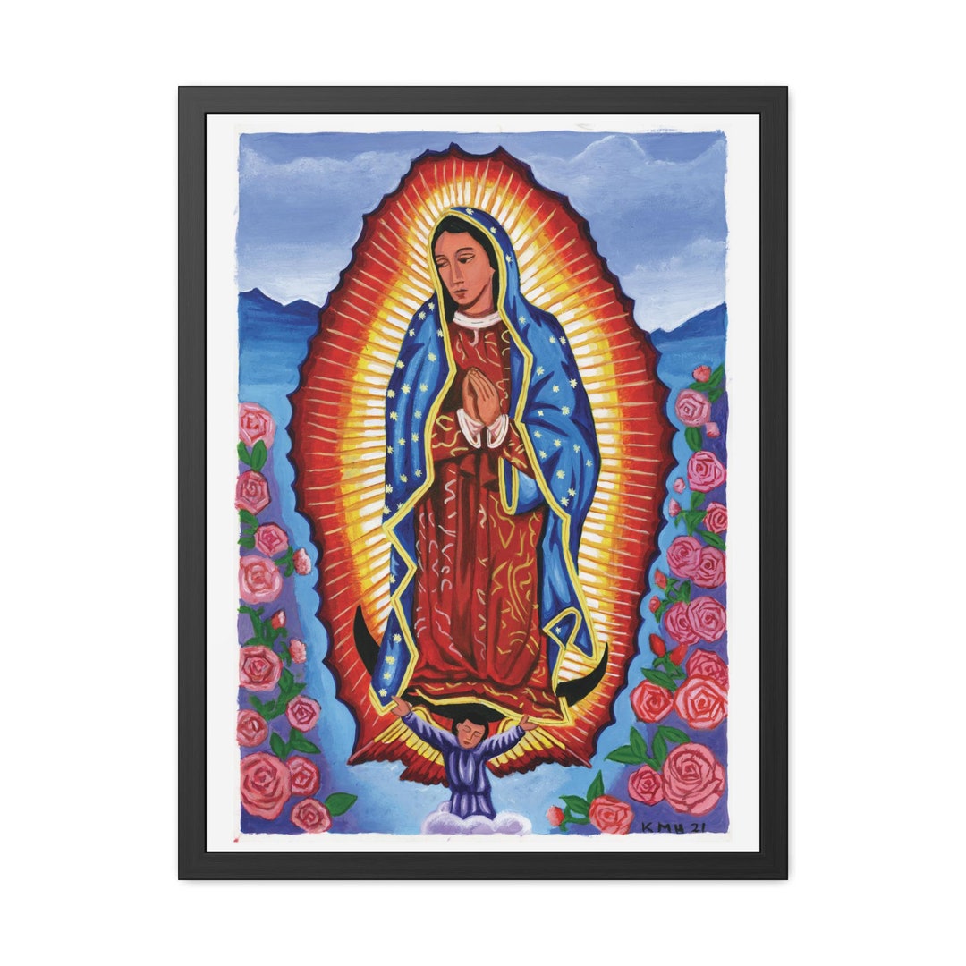 Our Lady of Guadalupe Watercolor Art Print by K. Haile Maskel ...
