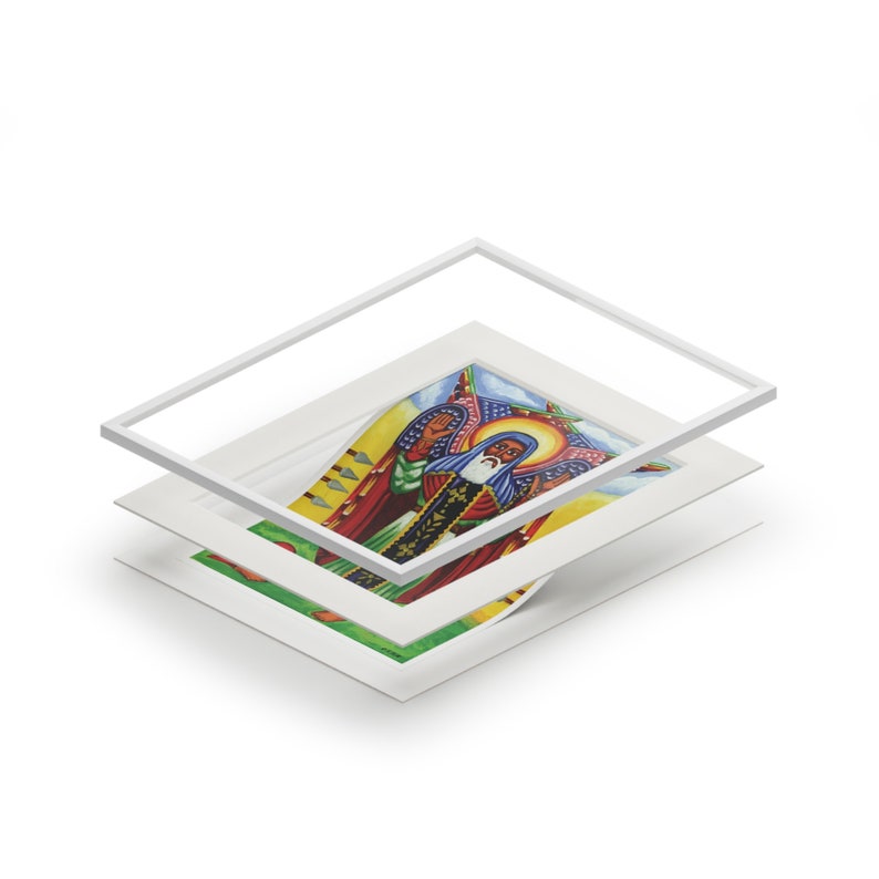 Abune Tekle Haymanot Art Print: Ethiopian Saint, K. Haile Maskel ...