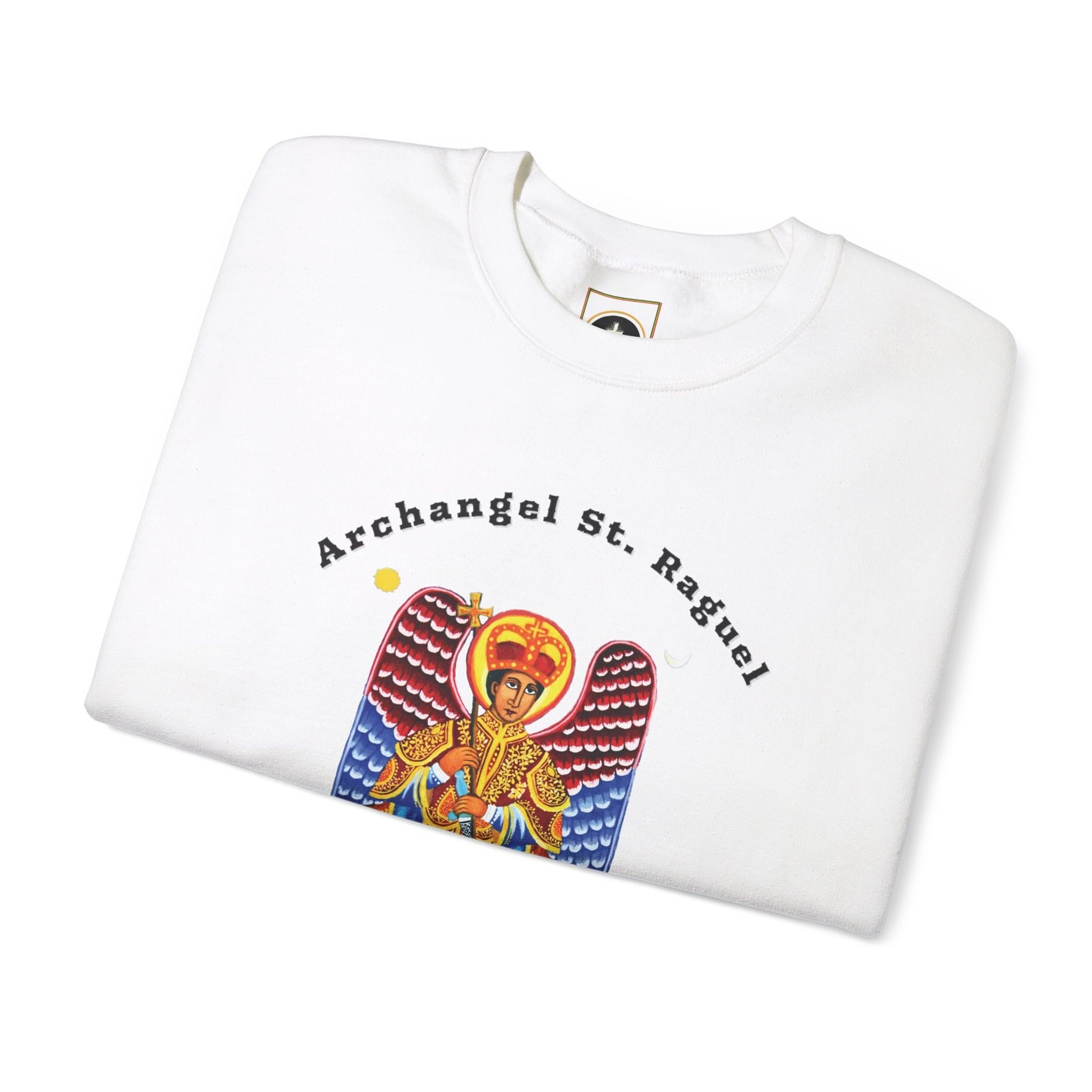 US Adults: St. Raguel/kidus Raguel Unisex Crewneck Sweatshirt Ethiopian ...