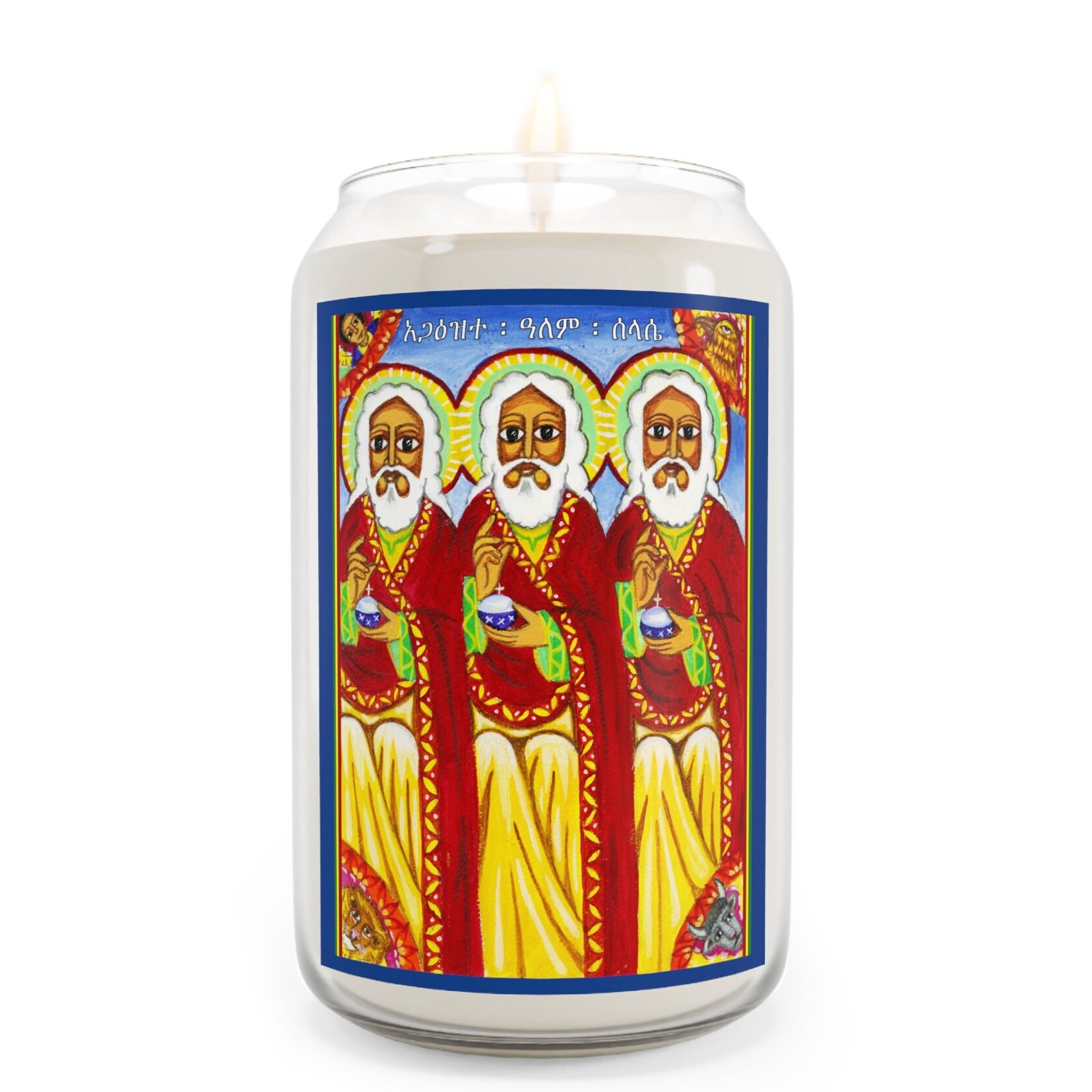 Divine Sea Breeze: Holy Trinity / Kidus Selassie Scented Candle ...