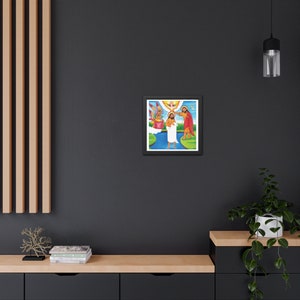 Timket Baptism of Jesus Christ Art Print by K. Haile Maskel | Framed ...