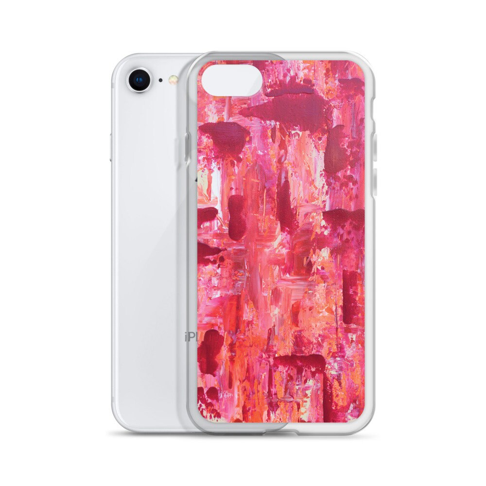 Beckie Renee Artistic Orange Red Cell Phone Case Fits iPhone ...