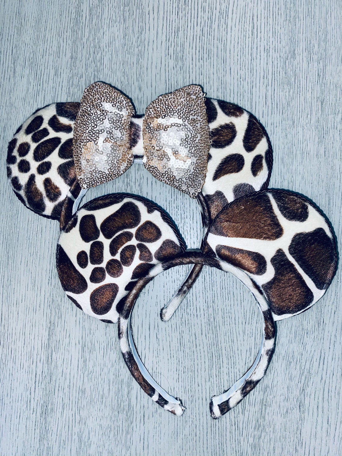 Giraffe Print Mouse Ears Giraffe Mickey Ears Giraffe Minnie - Etsy