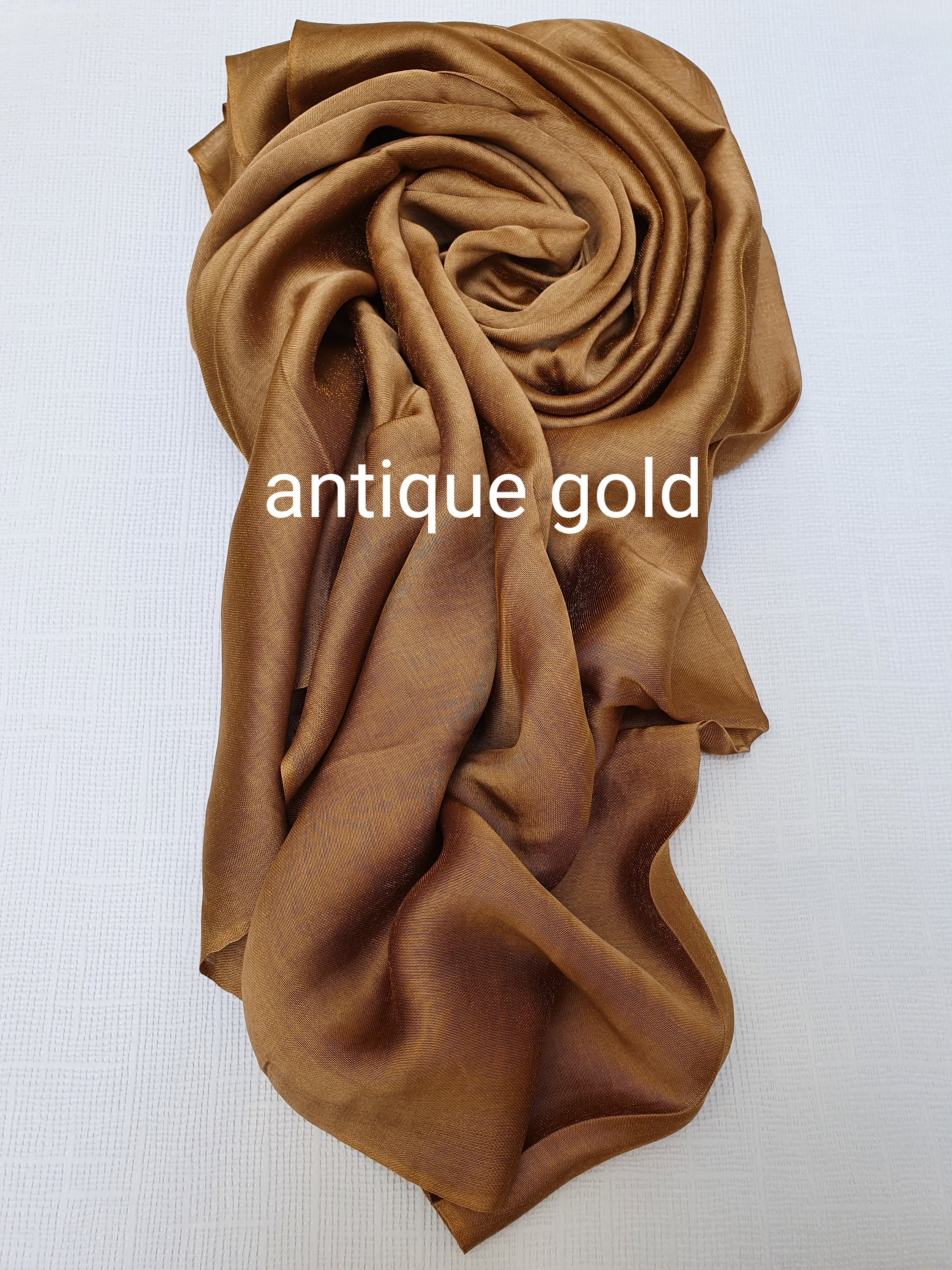 New Viscose Silky Shiny Women Maxi Wedding Hijab Matching | Etsy