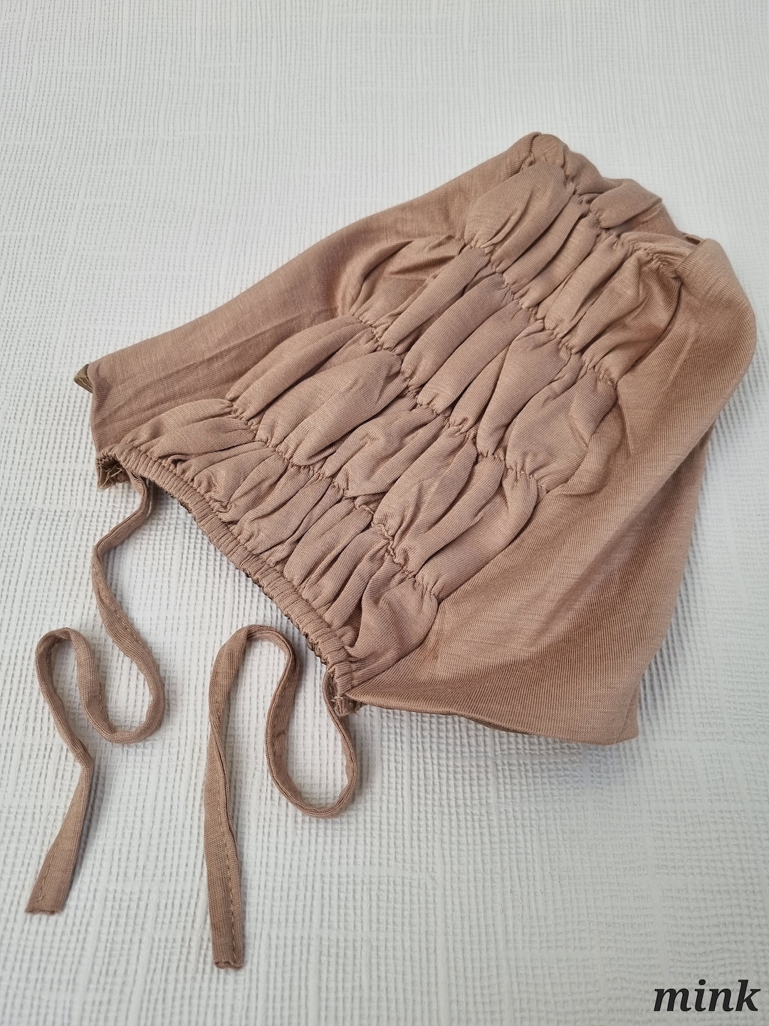 Satin Lined Hijab Underscarf, Tie Back Bonnet, Hair Frizz Control - Etsy UK