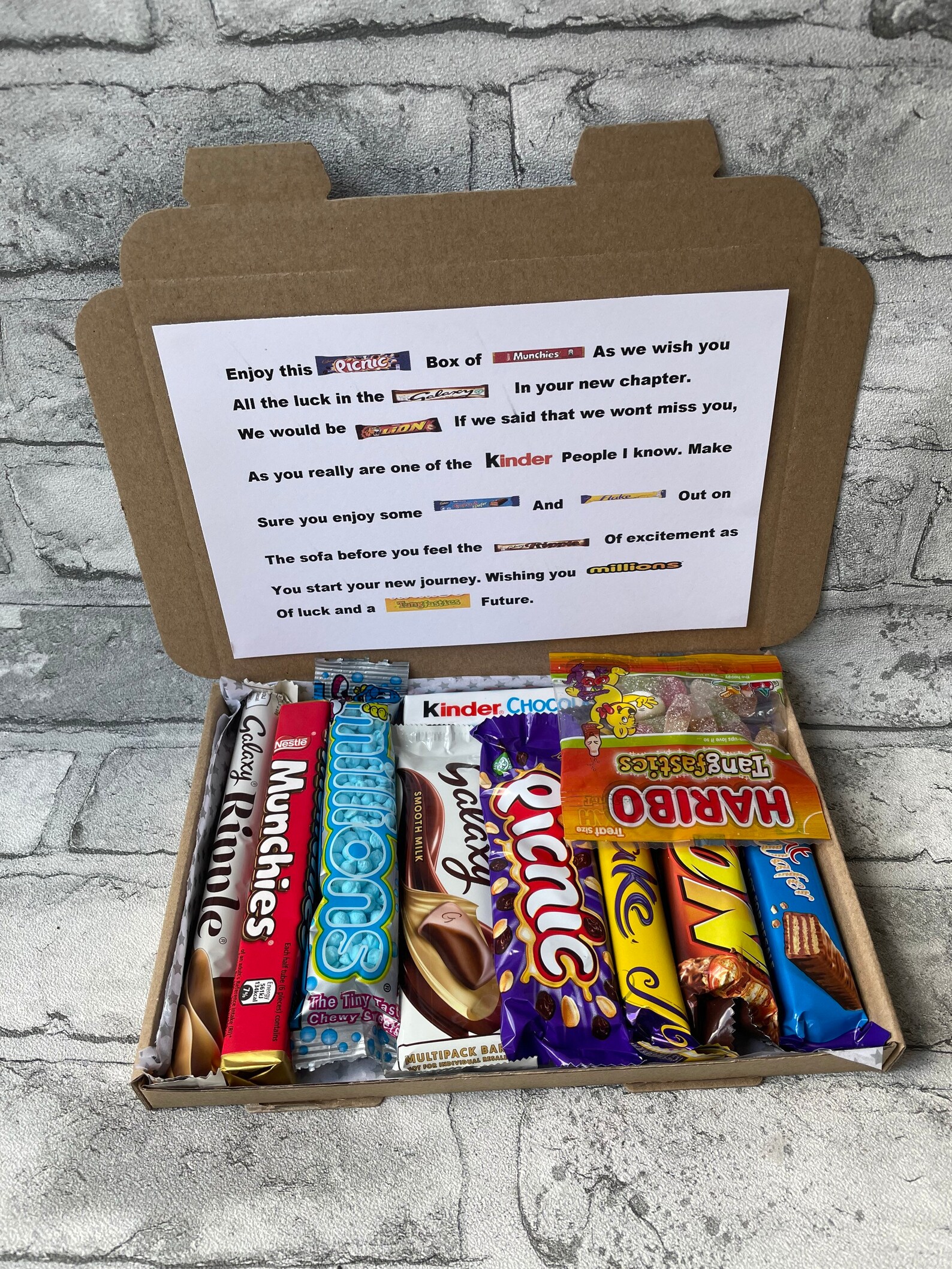 New Job - Leaving Gift Treat Box - Chocolate - Sorry Your Leaving - Etsy UK