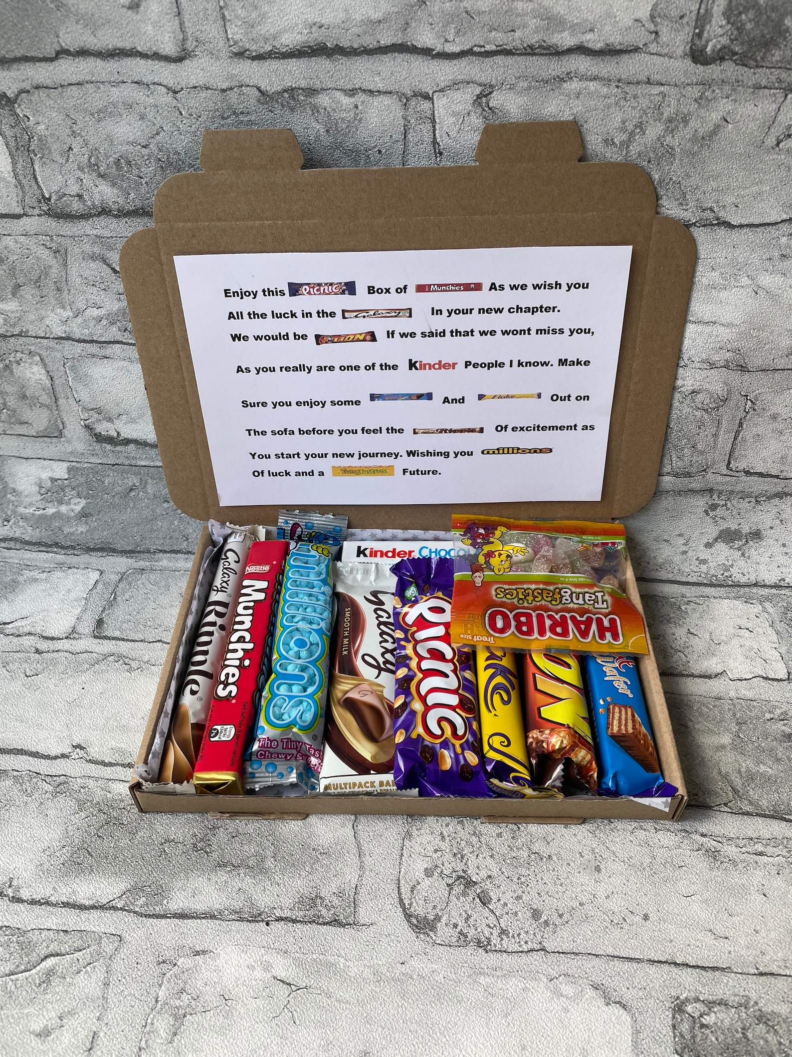 New Job - Leaving Gift Treat Box - Chocolate - Sorry Your Leaving - Etsy UK