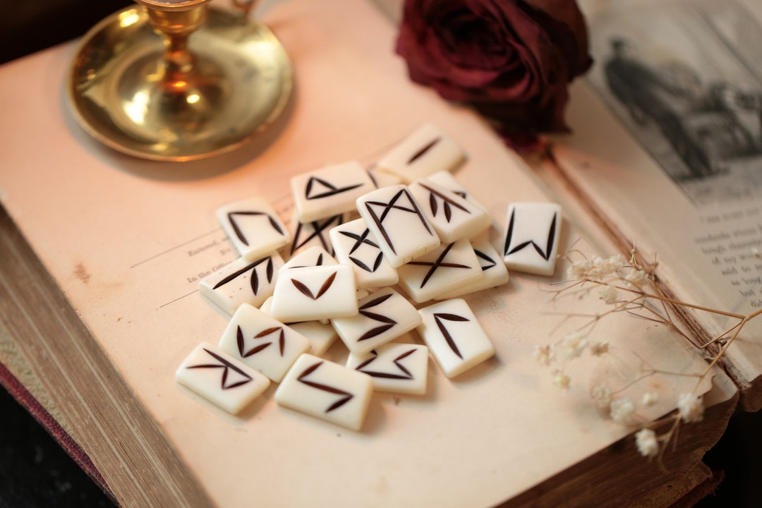 Bone Rune Set - Etsy