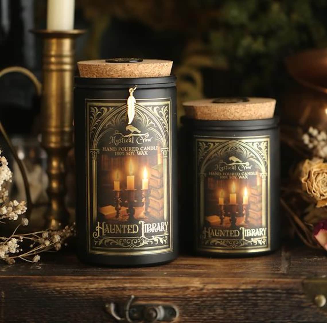 NEVERMORE Dark Academia Candle Collection SOY - Victorian Gothic ...
