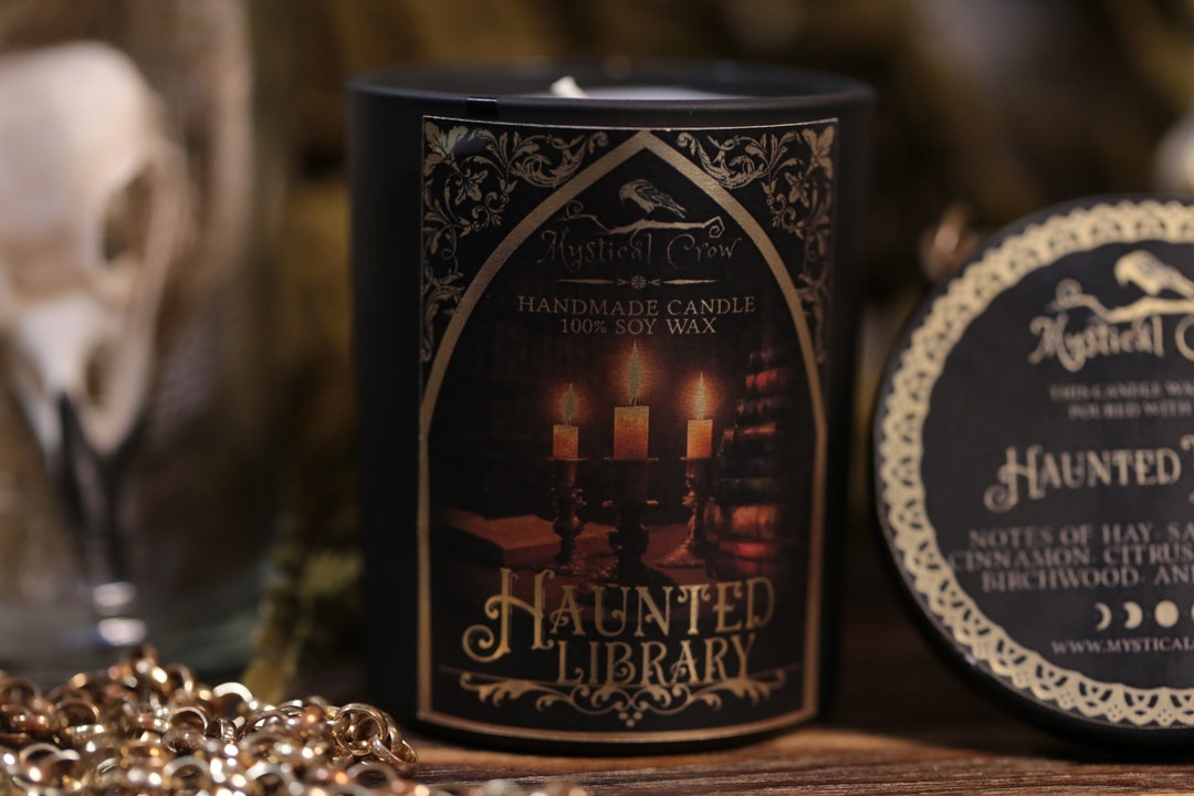 Haunted Library Dark Academia Candle Collection SOY - Victorian Gothic ...