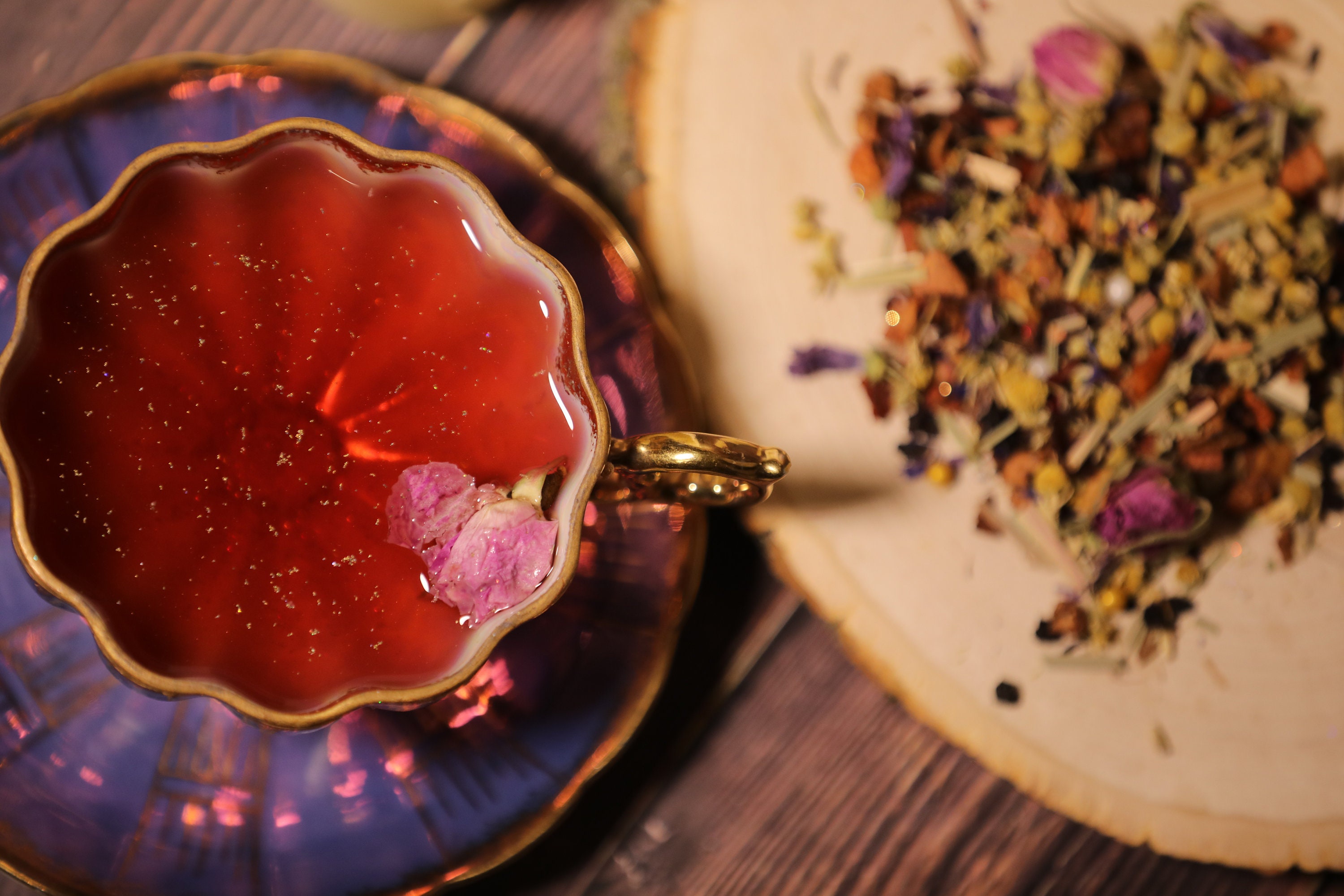 Mystical Glitter Tea & Pearls