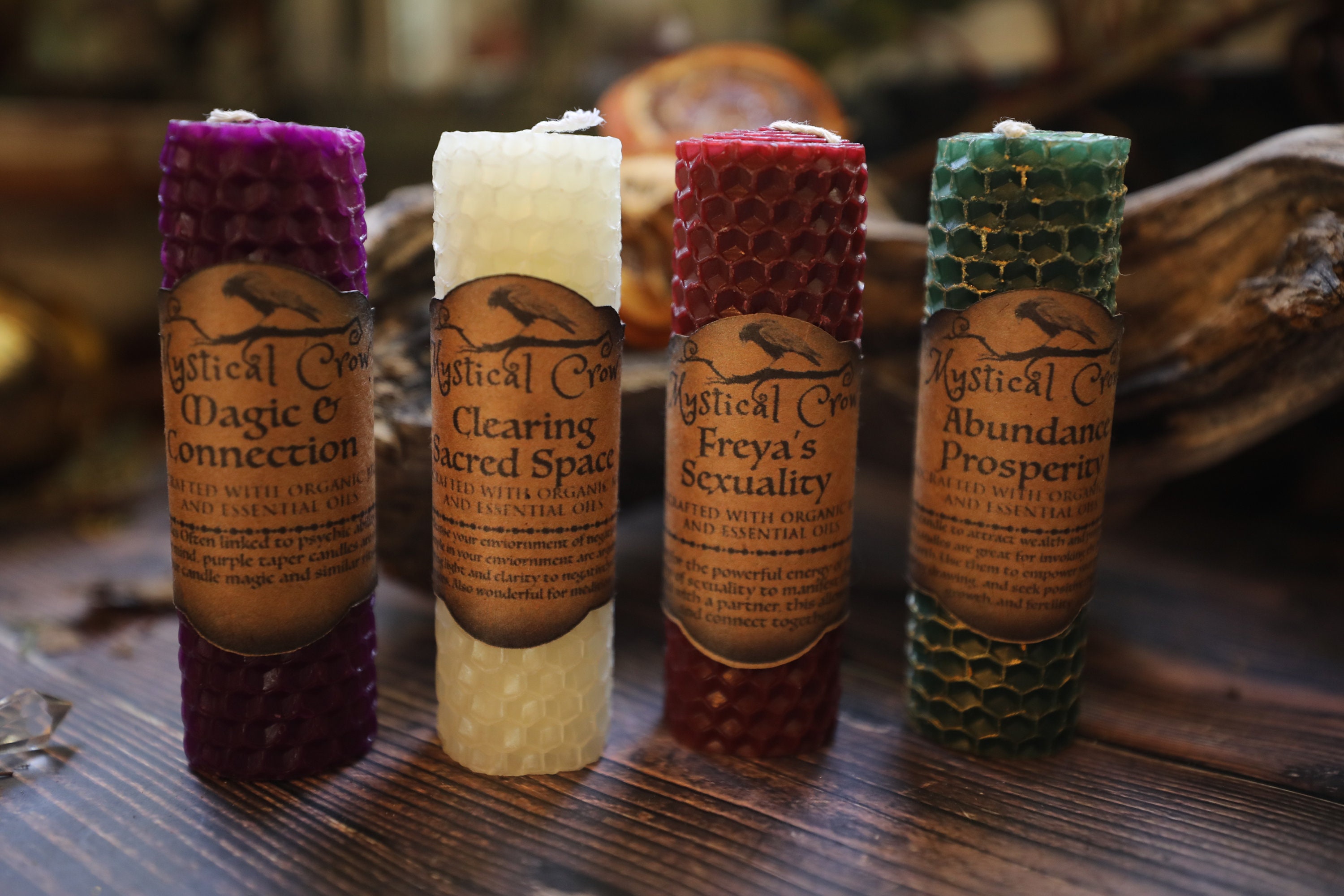 Ritual Bees Wax Candles 4 1/4