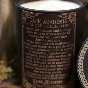 Seance Dark Academia Candle Collection SOY - Victorian Gothic ...