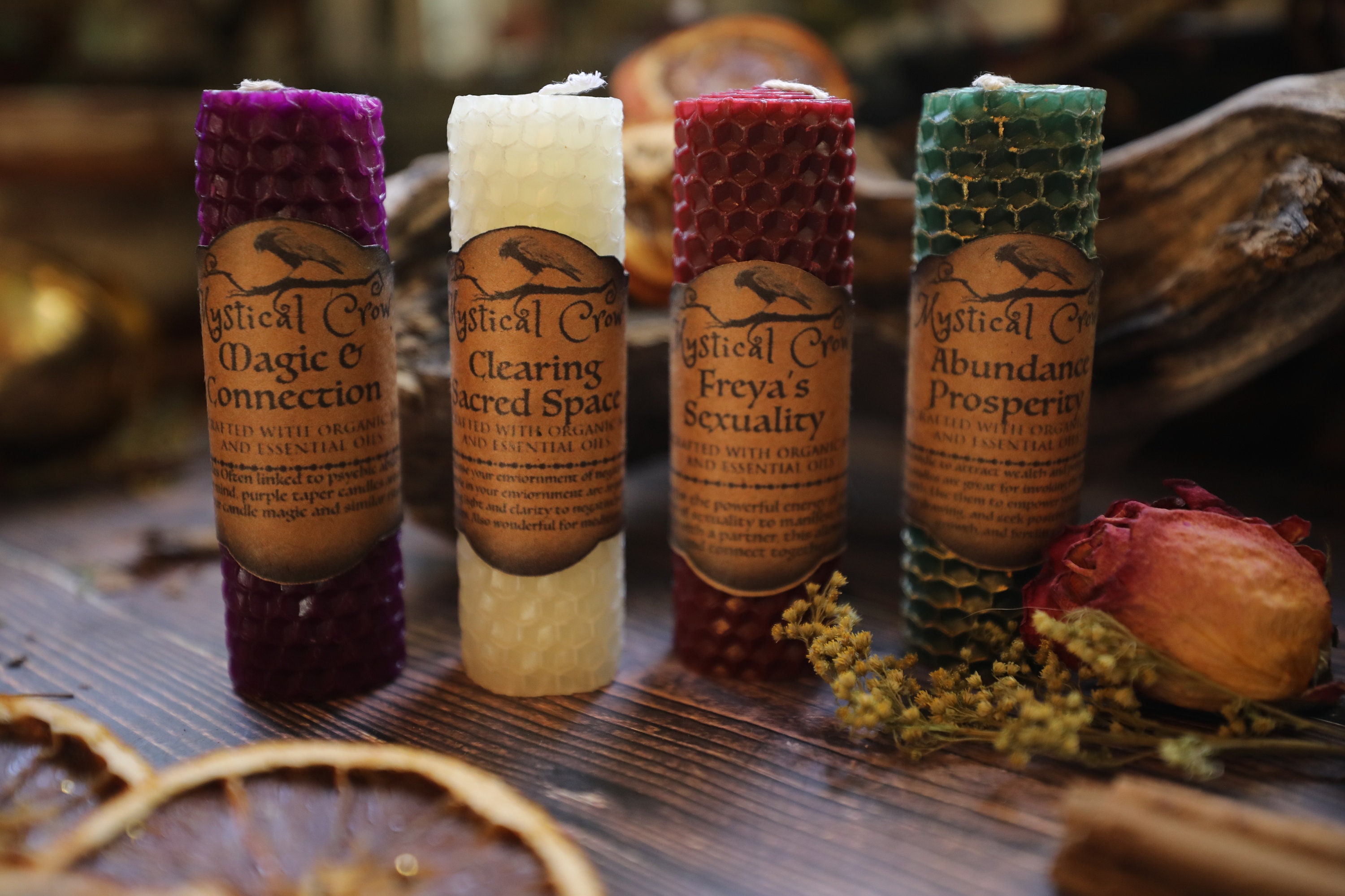 Ritual Bees Wax Candles 4 1/4