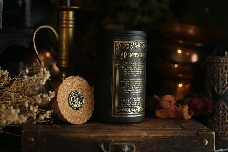 NEVERMORE Dark Academia Candle Collection SOY - Victorian Gothic ...