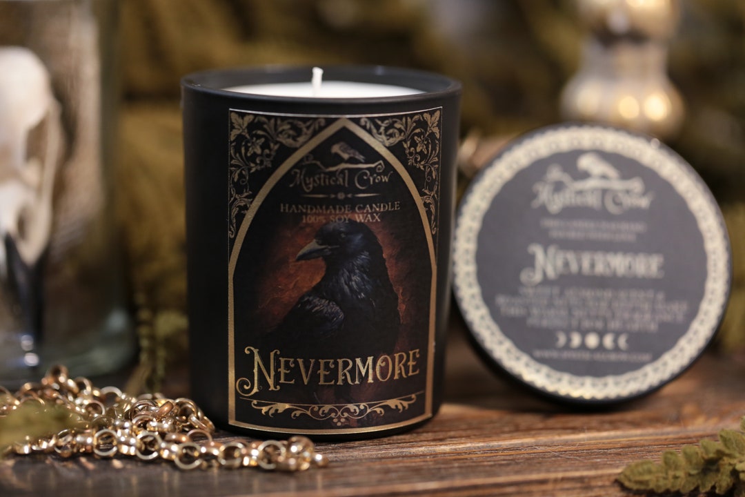 NEVERMORE Dark Academia Candle Collection SOY - Victorian Gothic ...