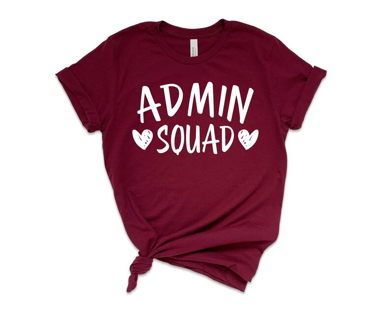 Admin Squad Shirt Teacher Shirt Office Staff Shirt School Etsy