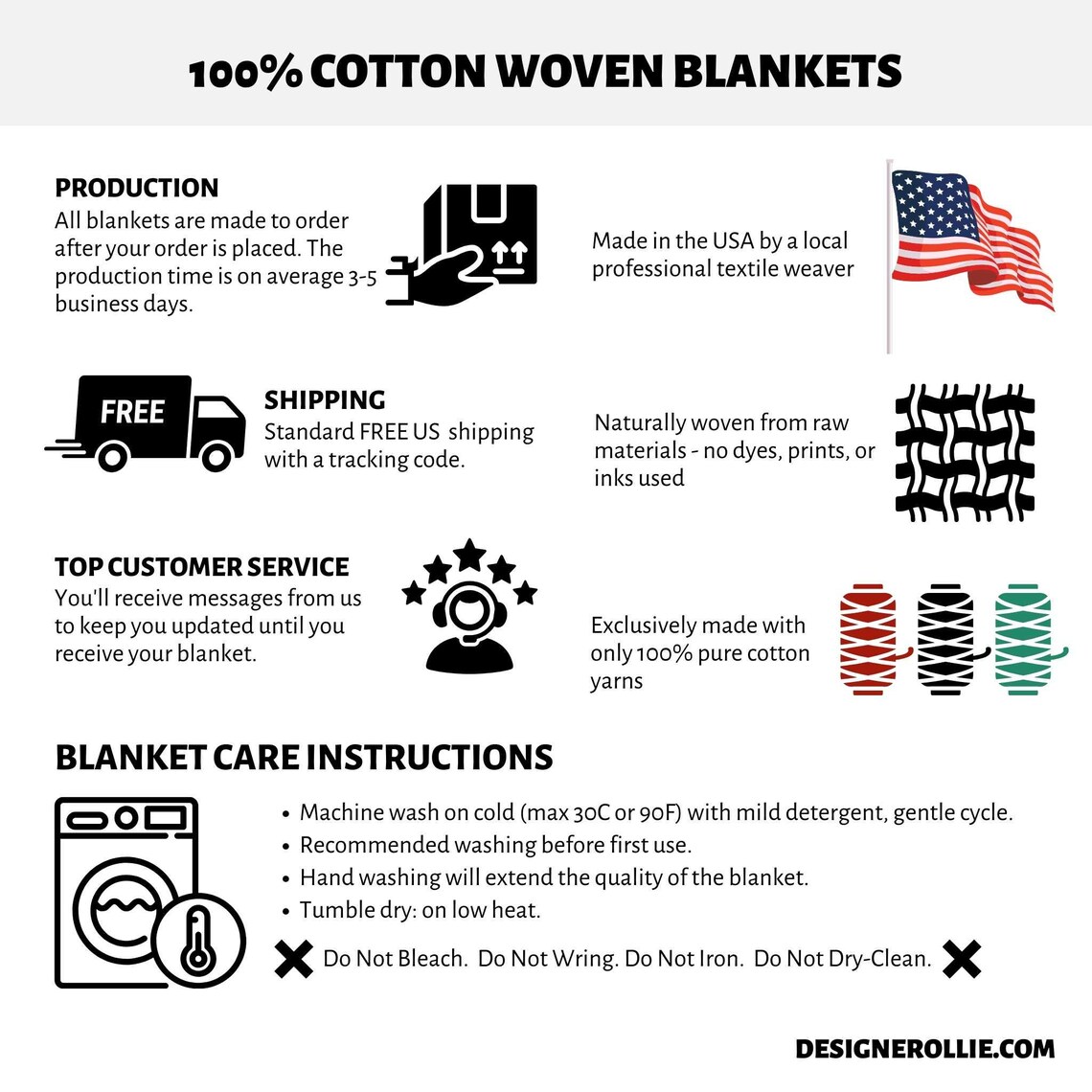 Minimalist Blanket Evil Eye Woven Throw Blanket Tapestry, Black and ...
