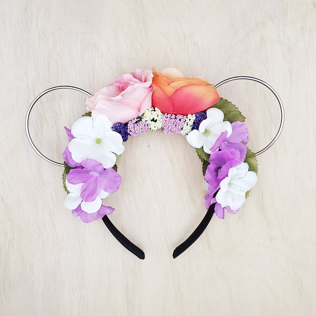 Floral Themed Disney Flower and Garden Event Mickey / Minnie Ears. - Etsy