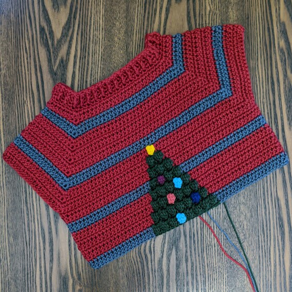 The Christmas Tree Sweater | Crochet Christmas Sweater Pattern - Etsy