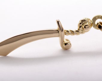 Italy 18k Gold Charm | Etsy